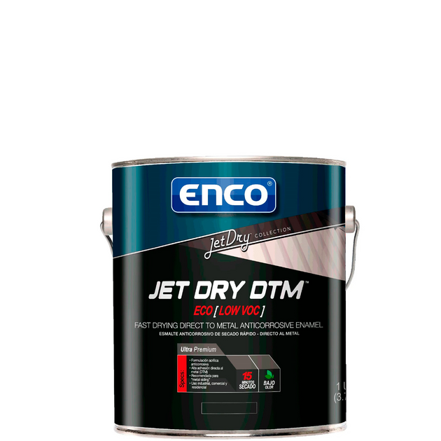 JET DRY DTM WATERBORNE DIRECT-TO-METAL LOW VOC ENAMEL | Enco Puerto Rico
